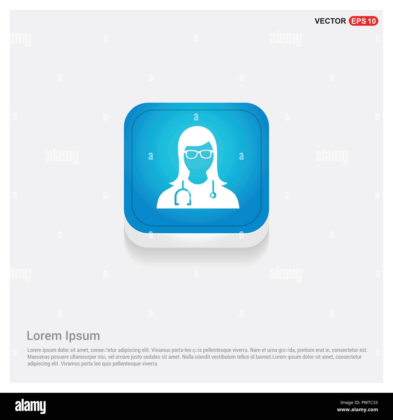 Medical user icon Stock Vector Image & Art - Alamy