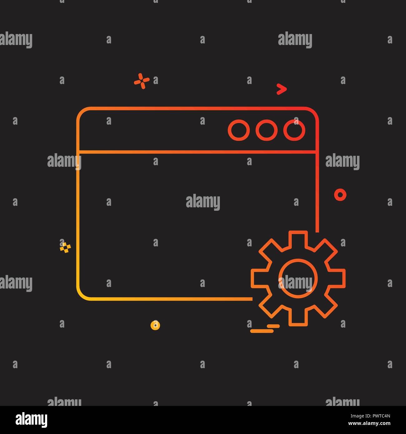 Web layout icon design vector Stock Vector Image & Art - Alamy