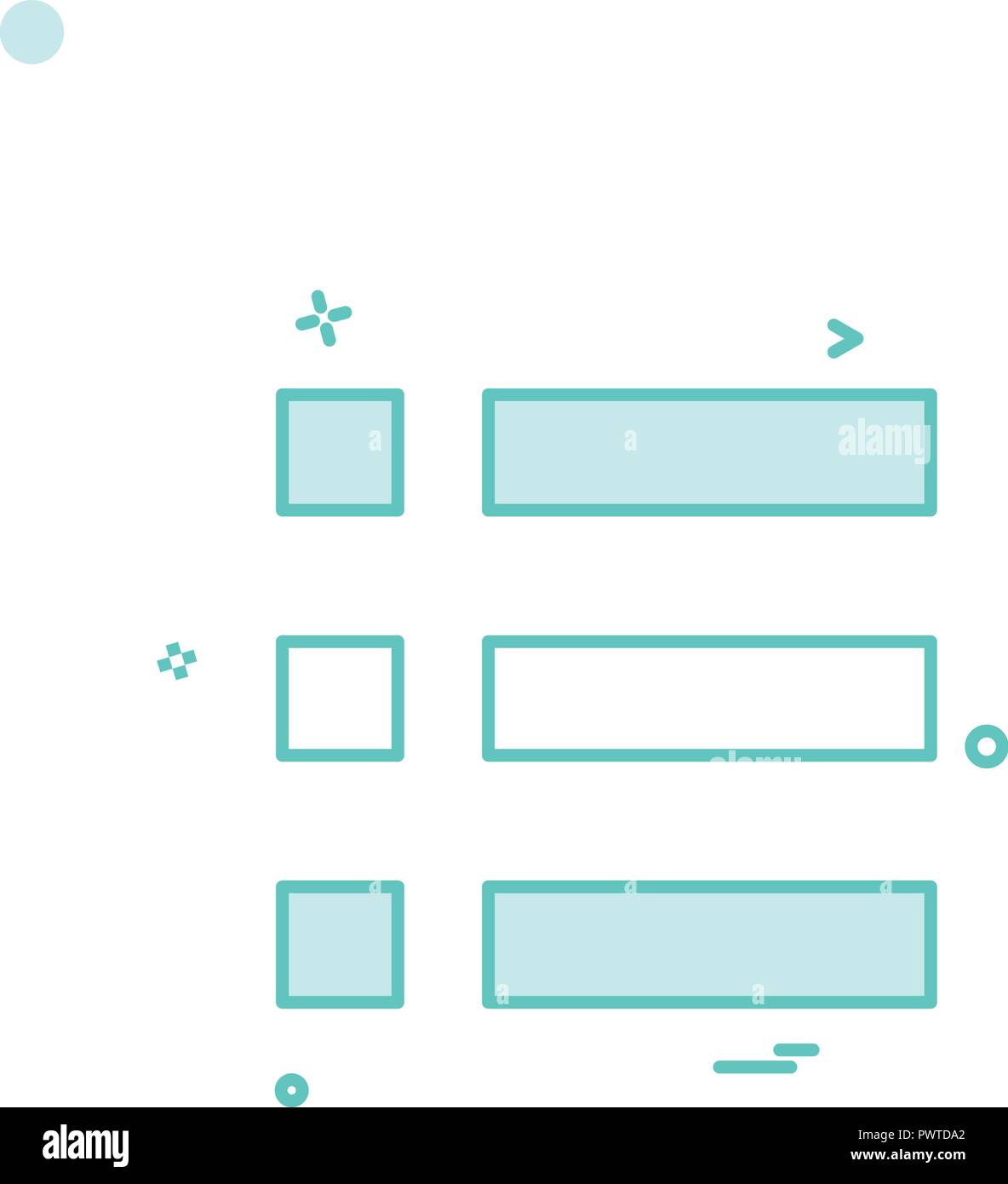 Bullet list menu options icon vector design Stock Vector Image & Art ...