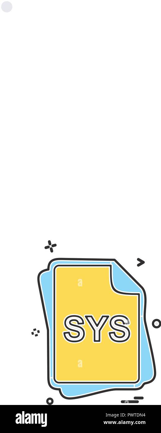 SYS file type icon design vector Stock Vector Image & Art - Alamy SYS file type icon design vector Stock Vector Image & Art - Alamy