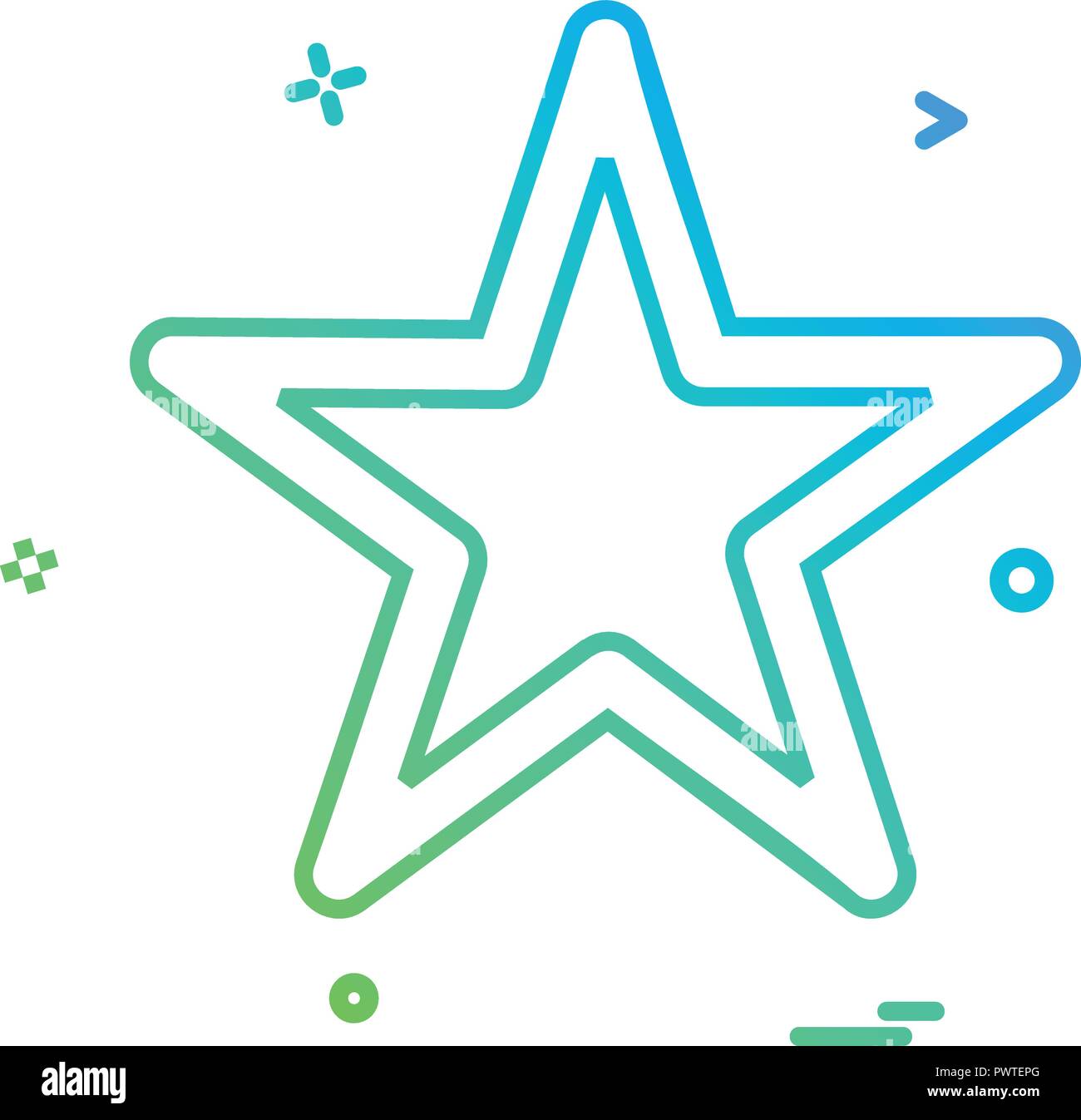 Star icon design vector Stock Vector Image & Art - Alamy