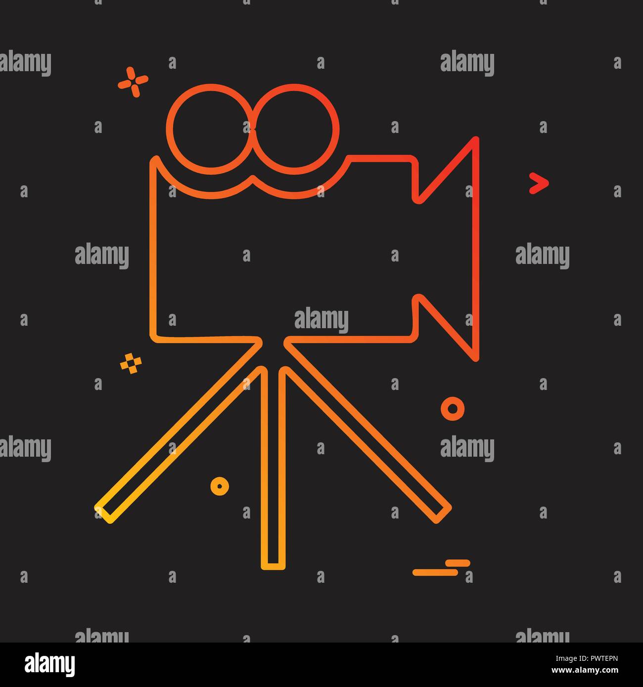 Movie icon design vector Stock Vector Image & Art - Alamy