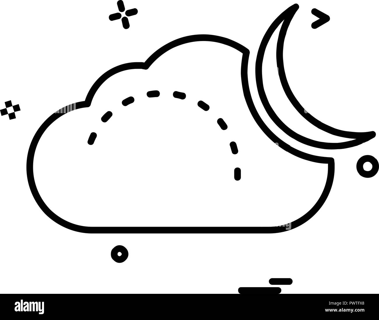Cloud icon design vector Stock Vector Image & Art - Alamy