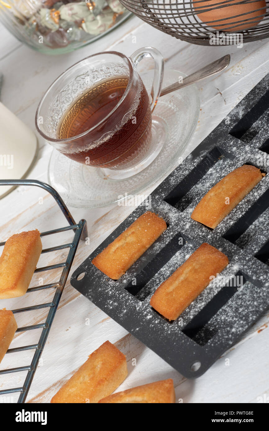 homemade financier cake, french pastry Stock Photo - Alamy