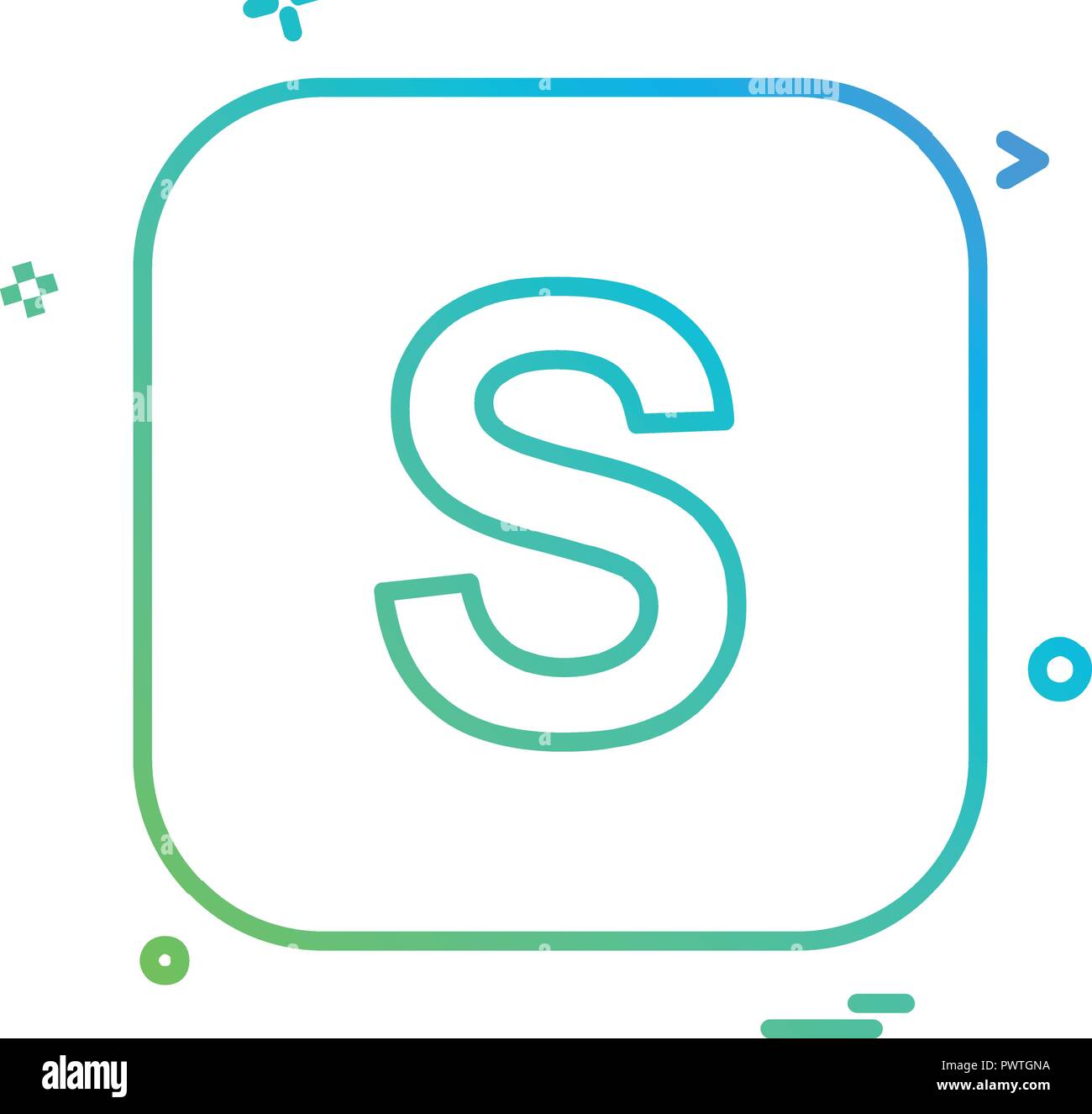 Alphabets icon design vector Stock Vector Image & Art - Alamy
