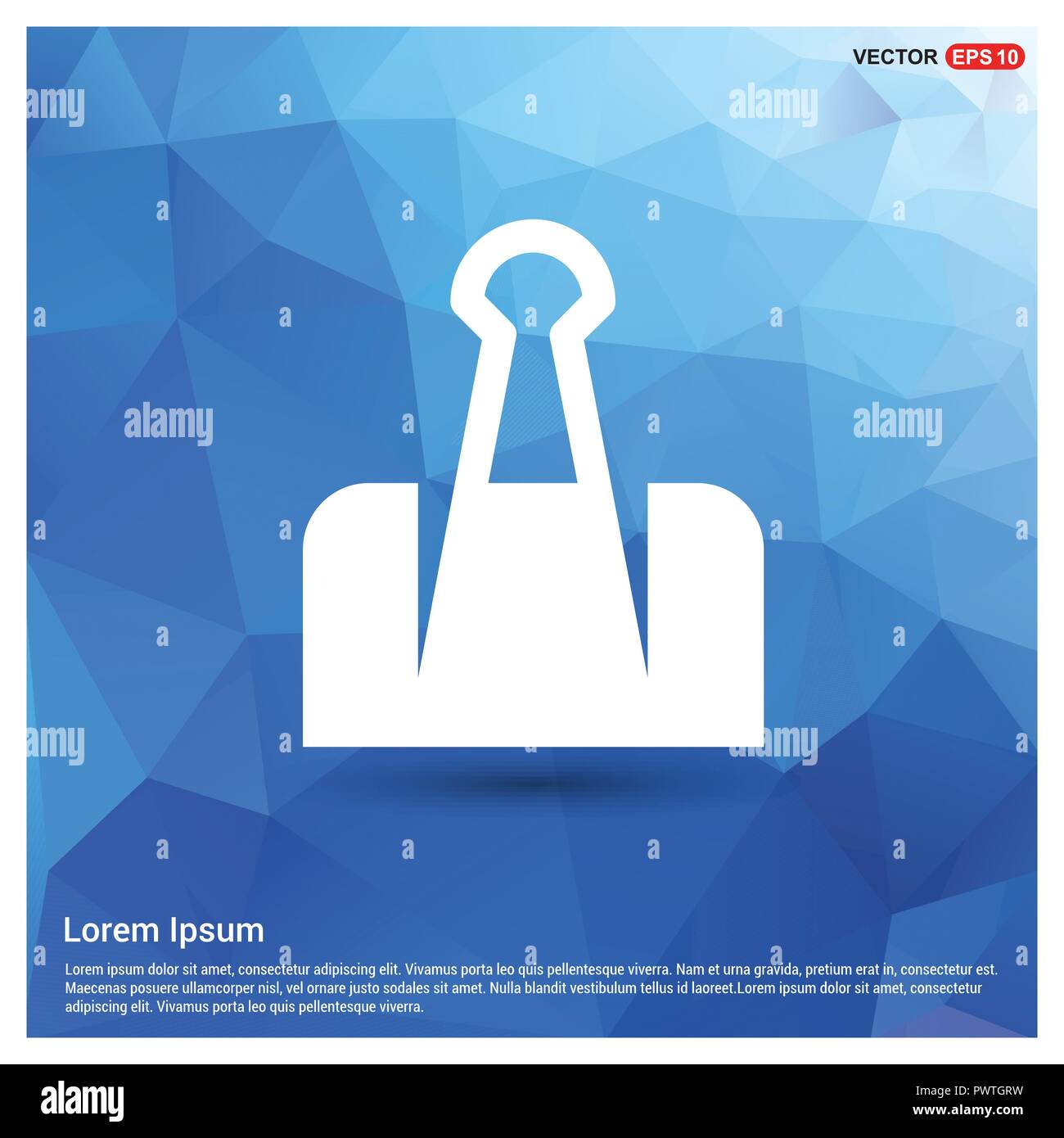 Paper Clip Icon Stock Vector Image & Art - Alamy