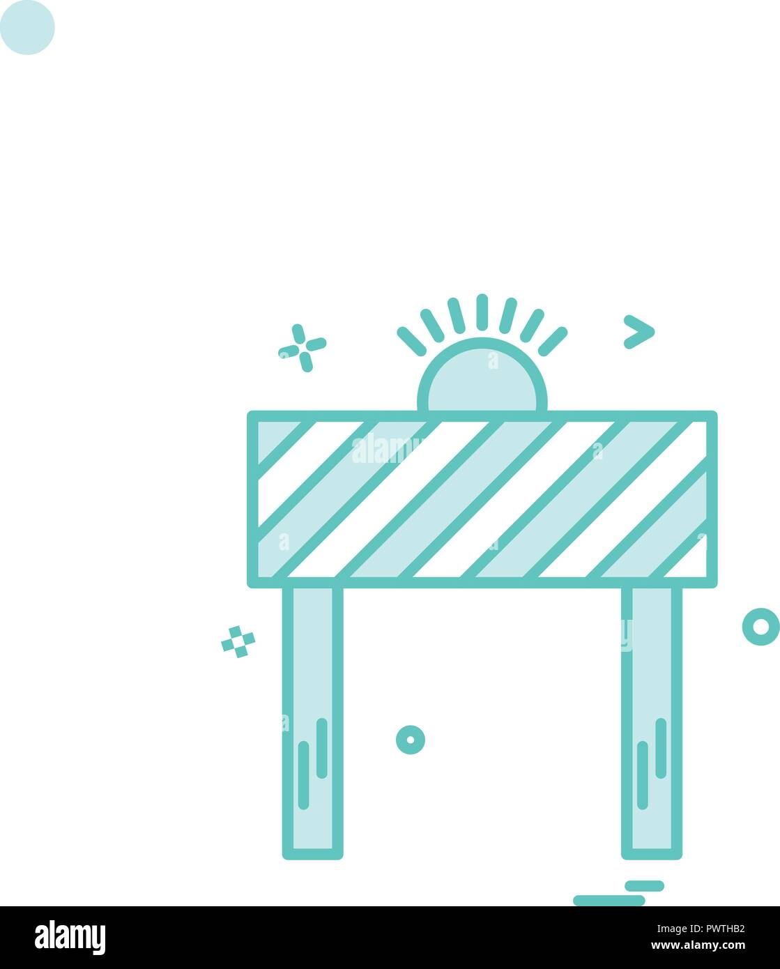 road blocker icon vector design Stock Vector Image & Art - Alamy