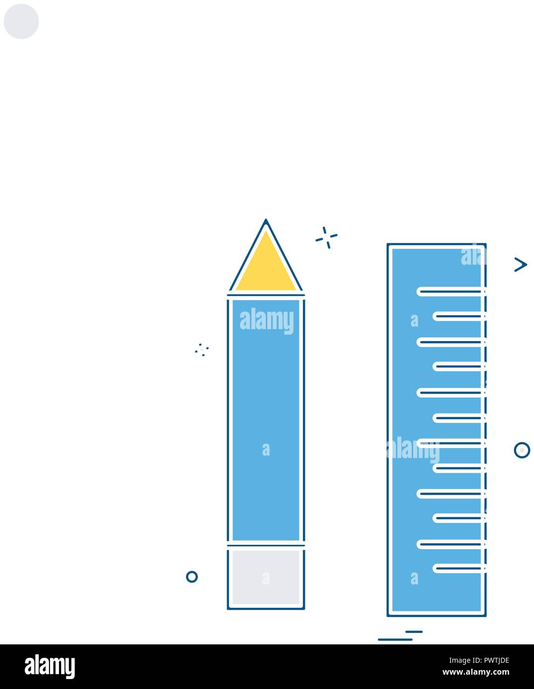 Ruler pencil balance hi-res stock photography and images - Alamy