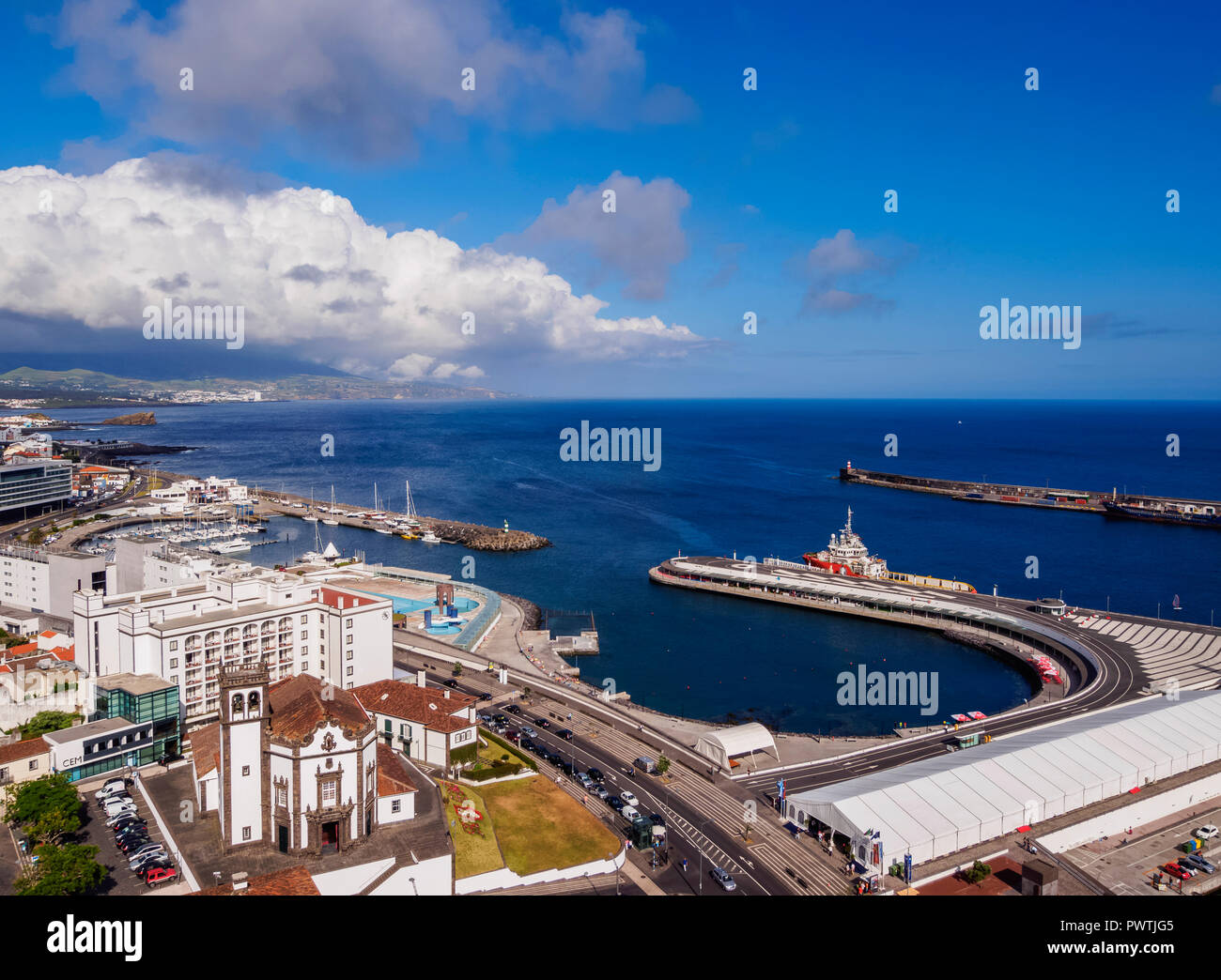 São miguel azores coast boat hi-res stock photography and images - Alamy