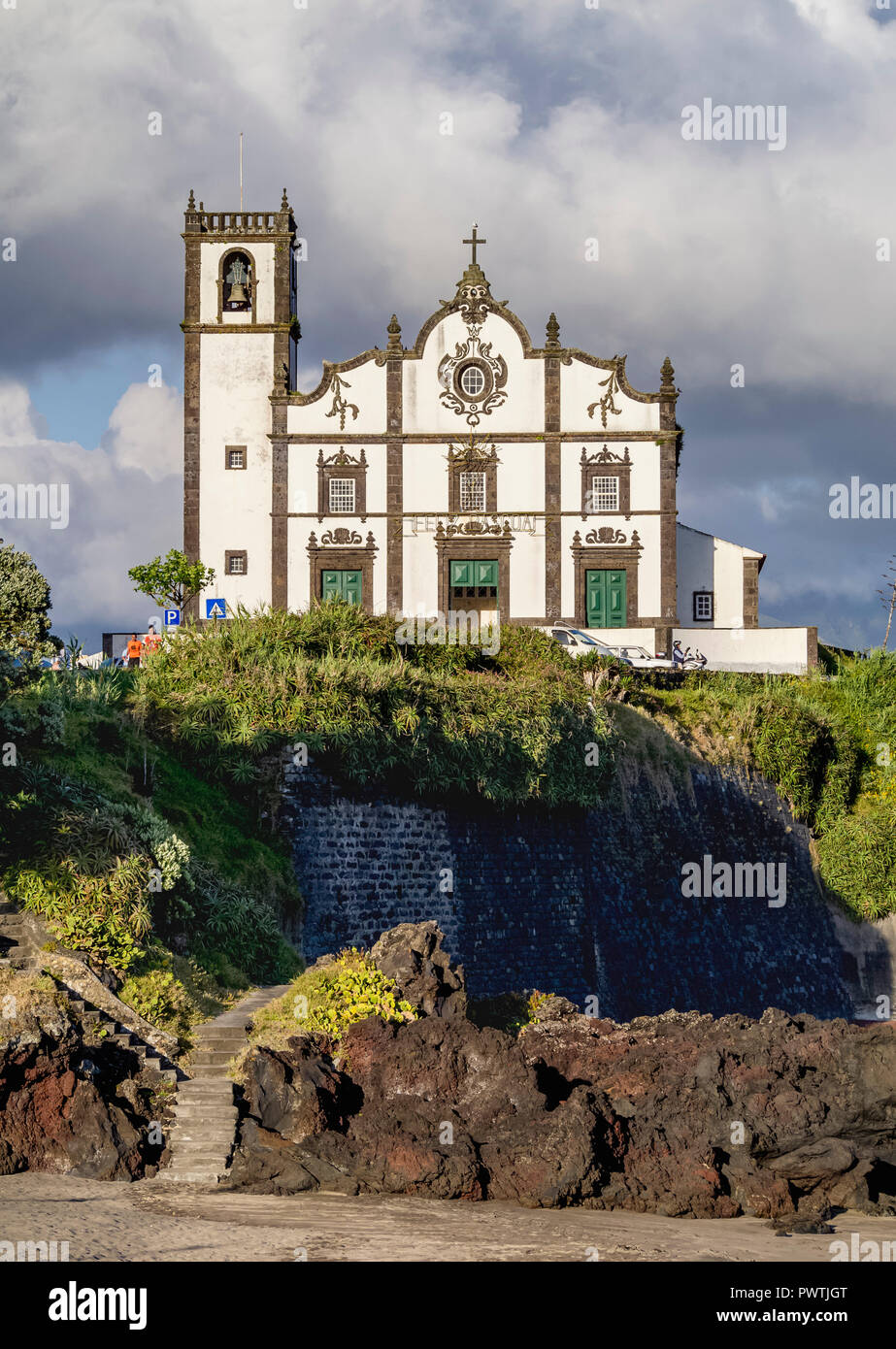 Church azores sao roque hi-res stock photography and images - Alamy