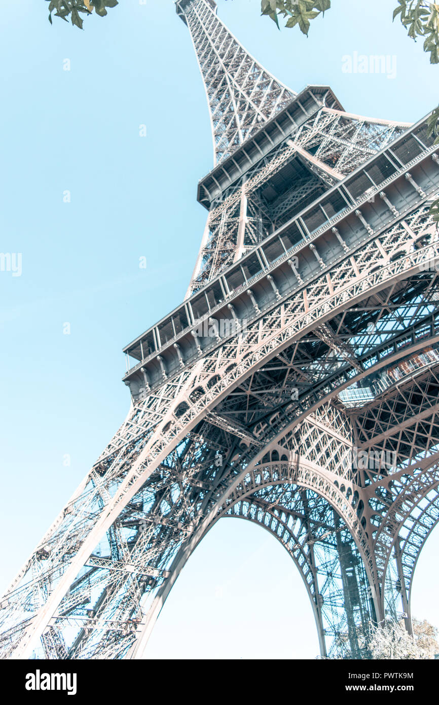 A View of the Eiffel tower Stock Photo - Alamy