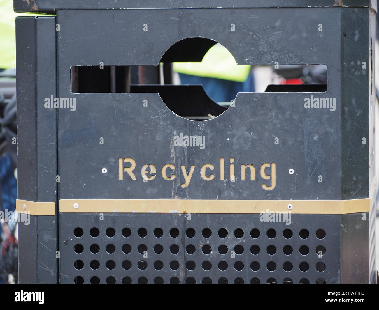litter bin for garbage sorting and recycling Stock Photo - Alamy