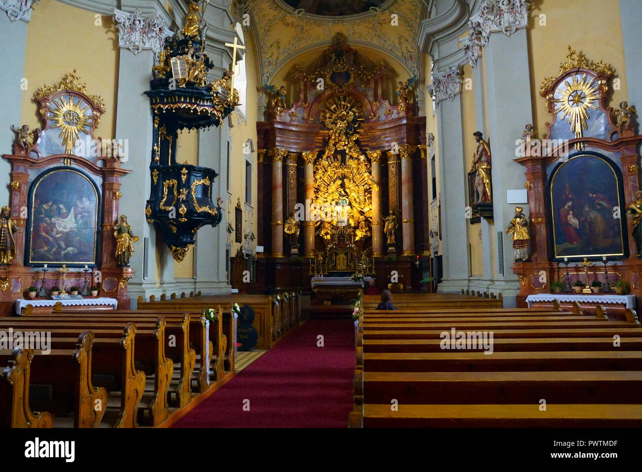 Historic Austrian Churches Stock Photo - Alamy