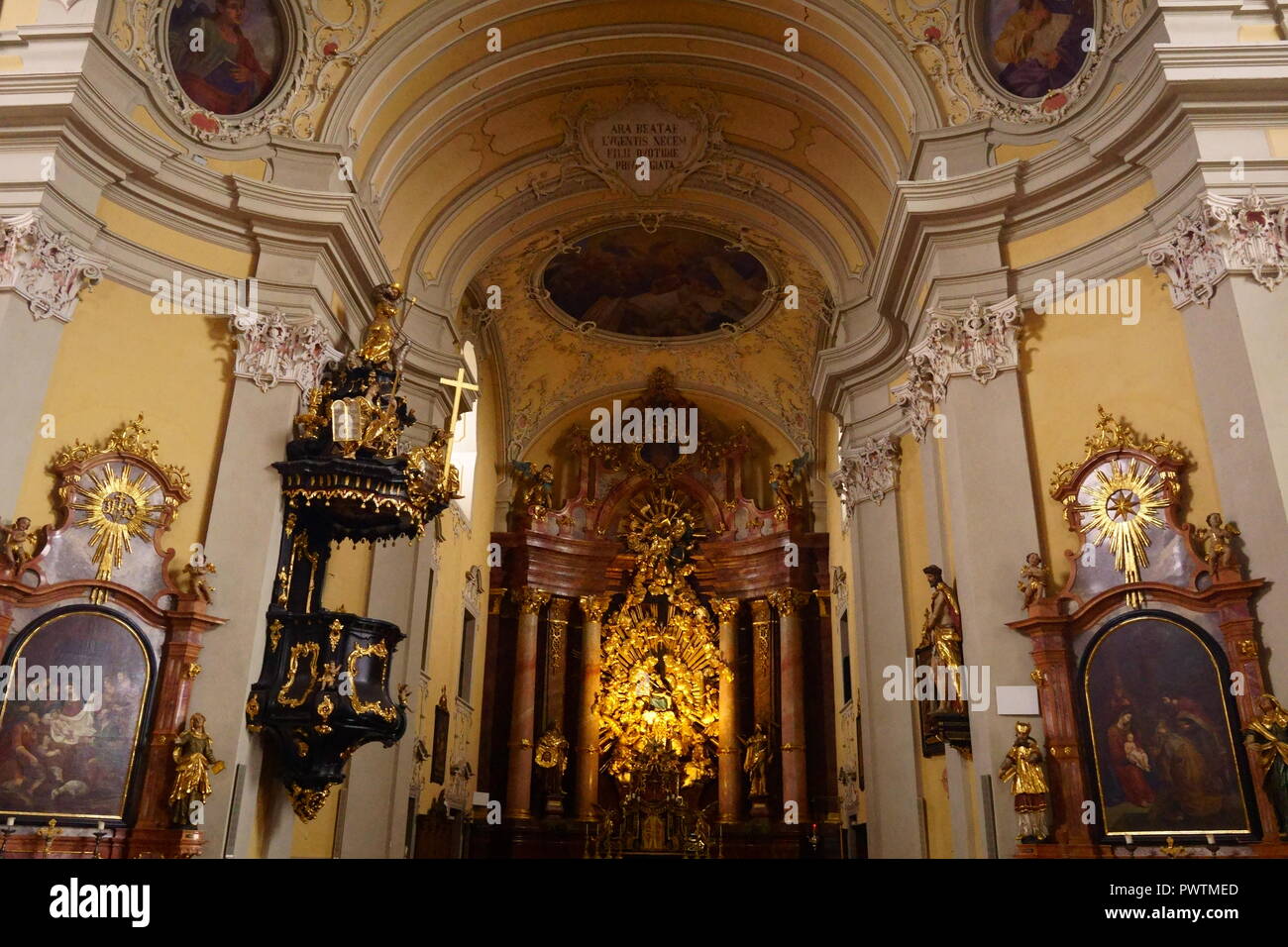 Historic Austrian Churches Stock Photo - Alamy