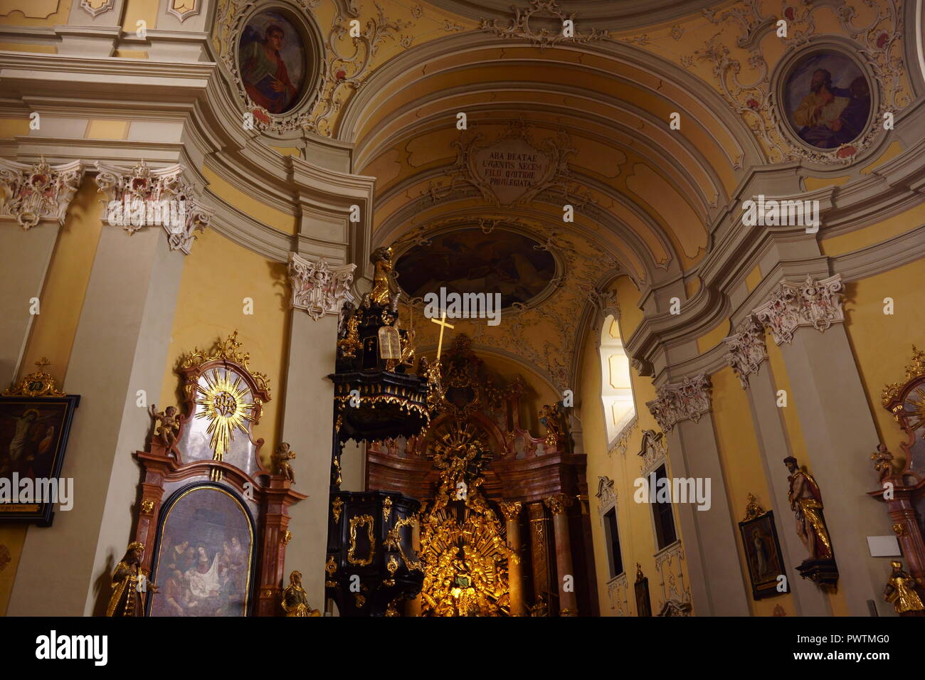 Historic Austrian Churches Stock Photo - Alamy