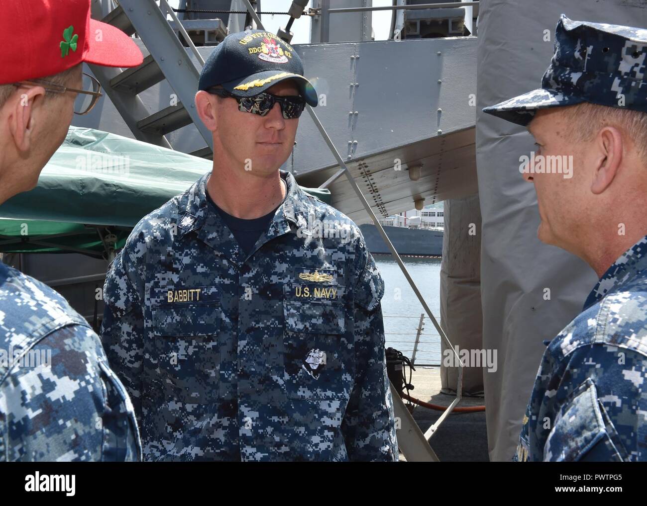 YOKOSUKA, Japan (June 19, 2017) Vice Adm. Joseph Aucoin, left ...