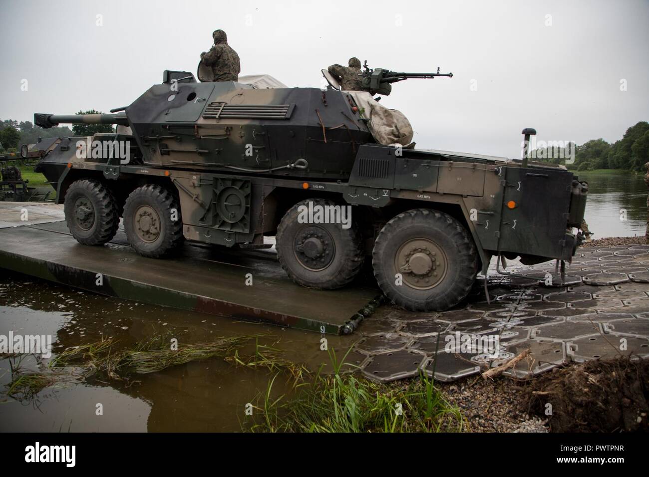 Battle Group Lithuania with German soldiers and British Royal Marines ...