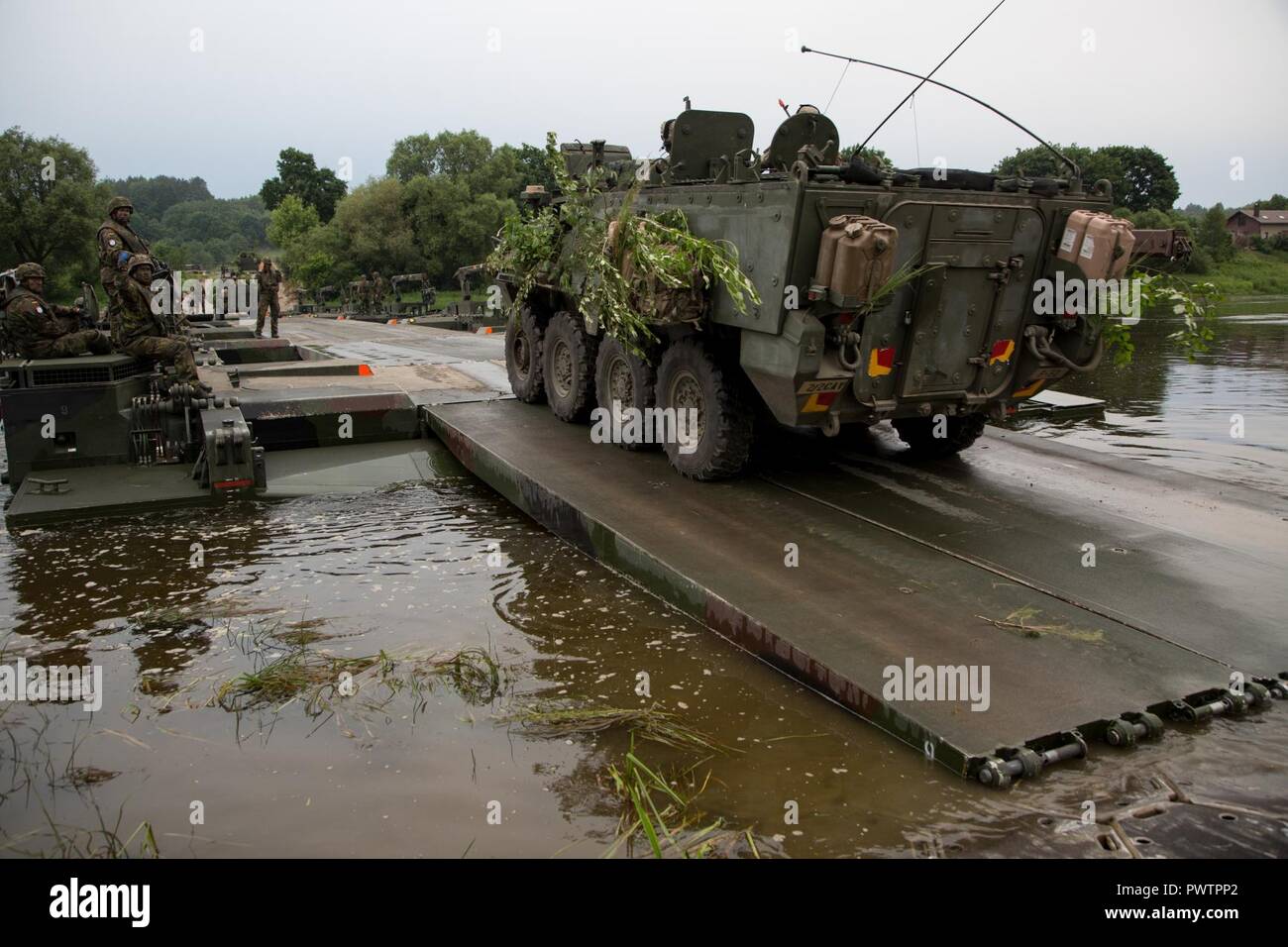 Battle Group Lithuania with German soldiers and British Royal Marines ...