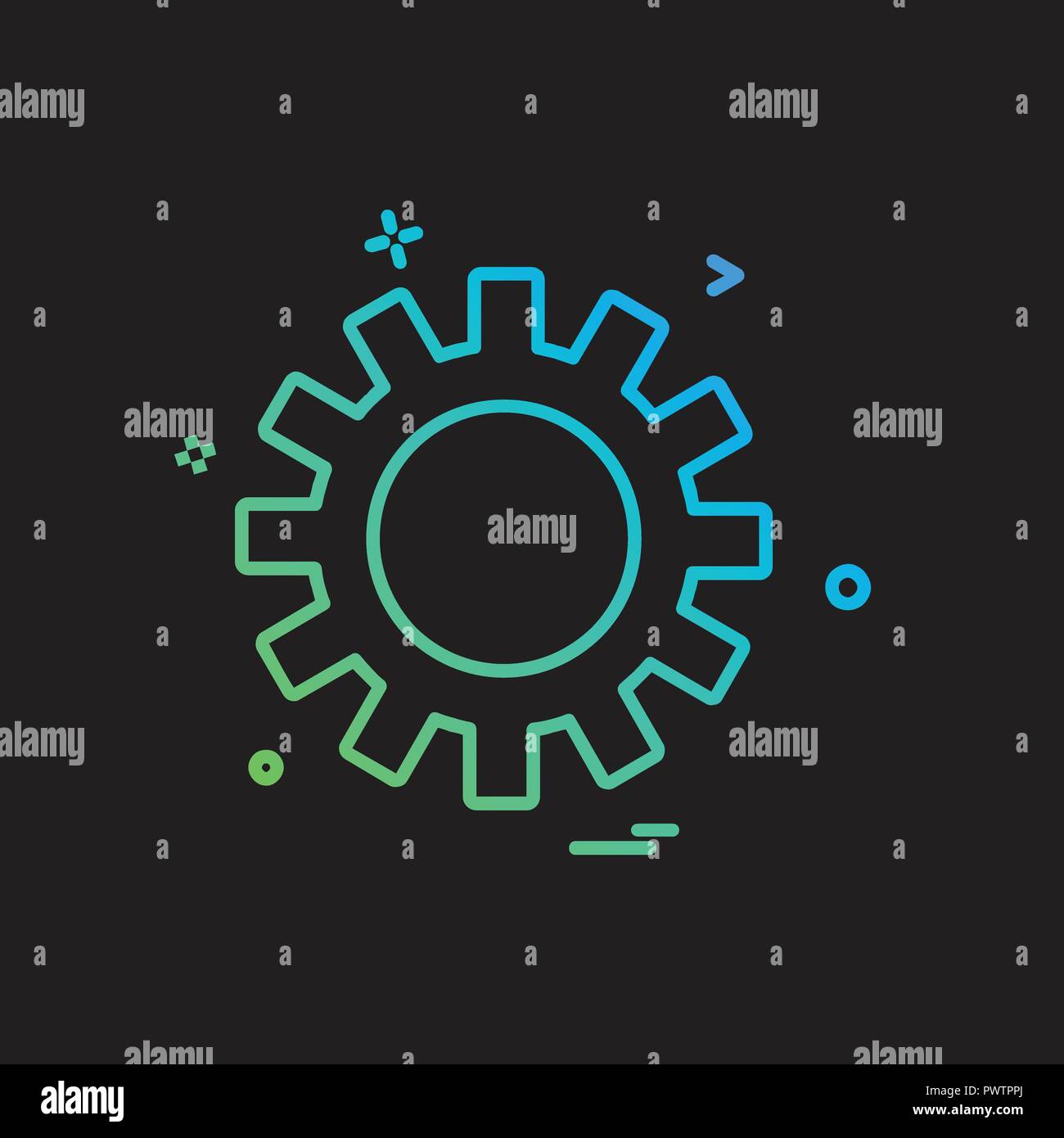 Gear icon design vector Stock Vector Image & Art - Alamy