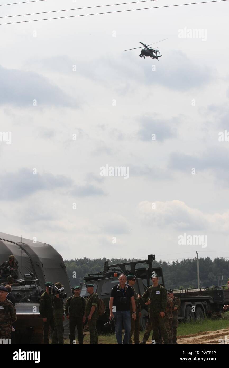 An Apache helicopter from Task Force Phoenix, 3rd Battalion, 10th ...