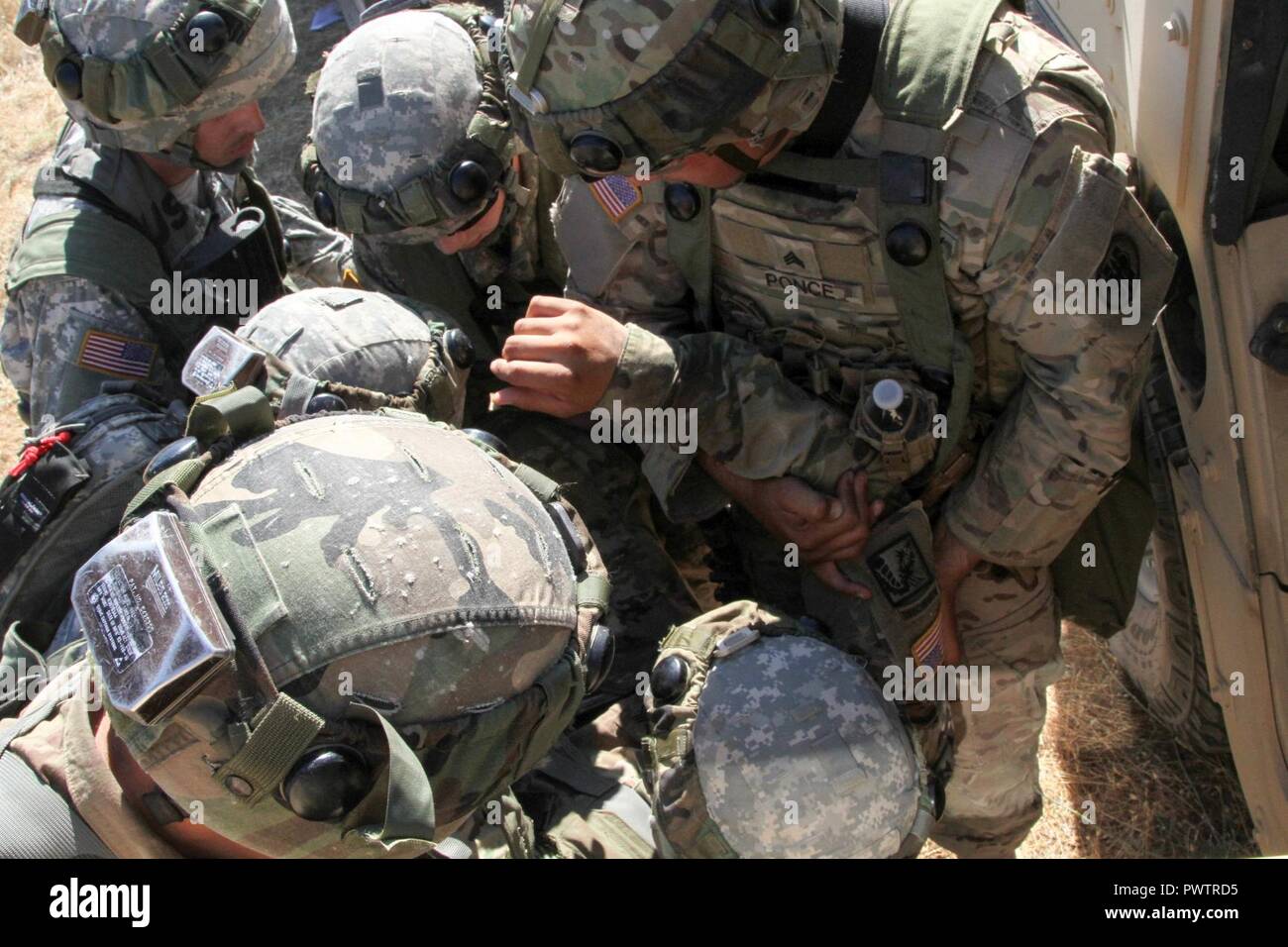 Soldiers from the 341st Military Police Company, 200th Military Police ...