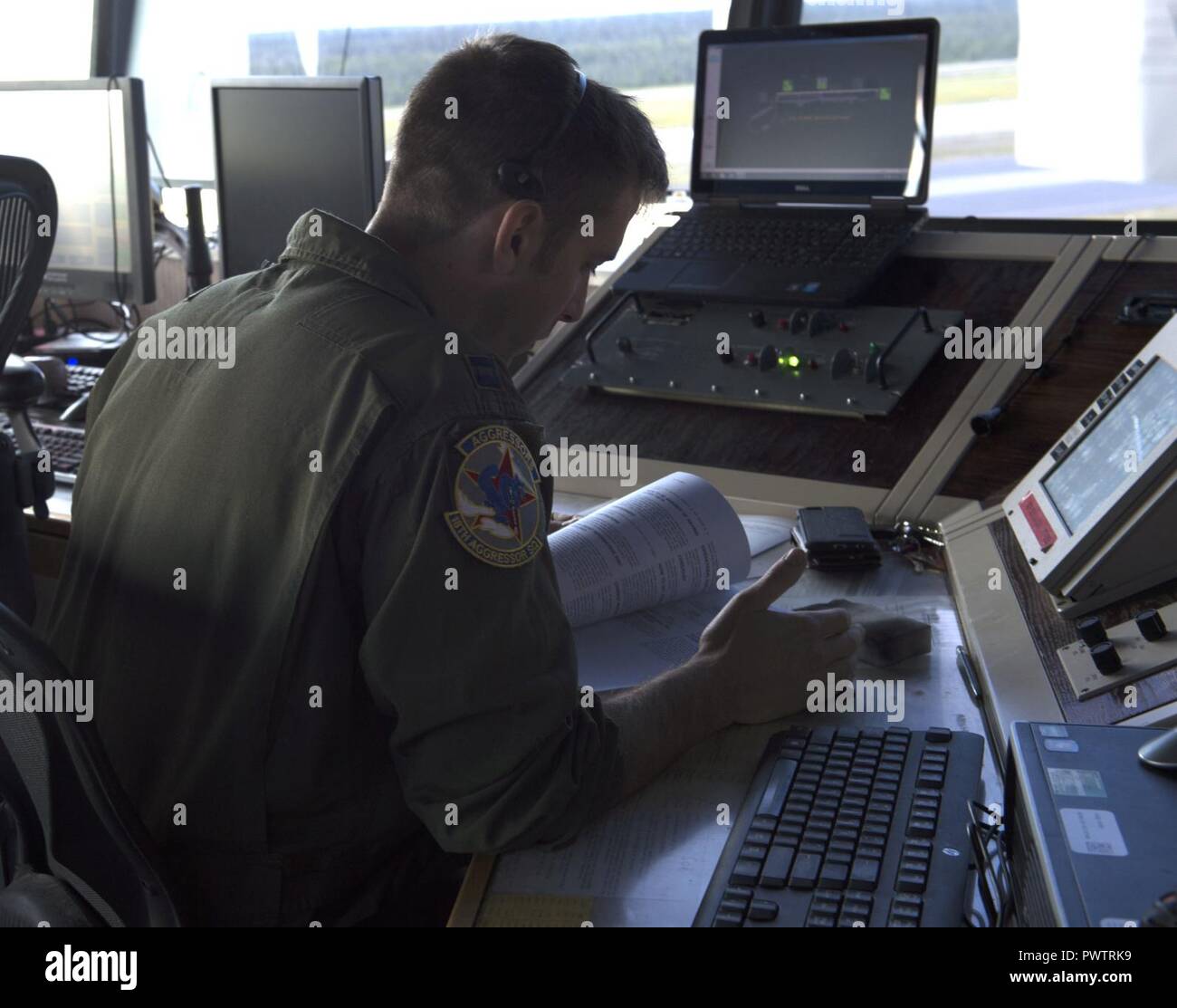 U.S. Air Force Capt. Jarred Epstein, F-16 aggressor pilot assigned to ...