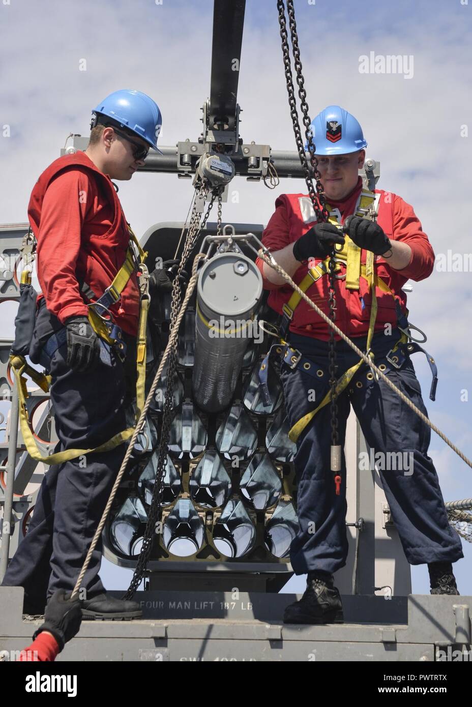 PACIFIC OCEAN (June 20, 2017) Fire Controlman 2nd Class Raymond Orr ...