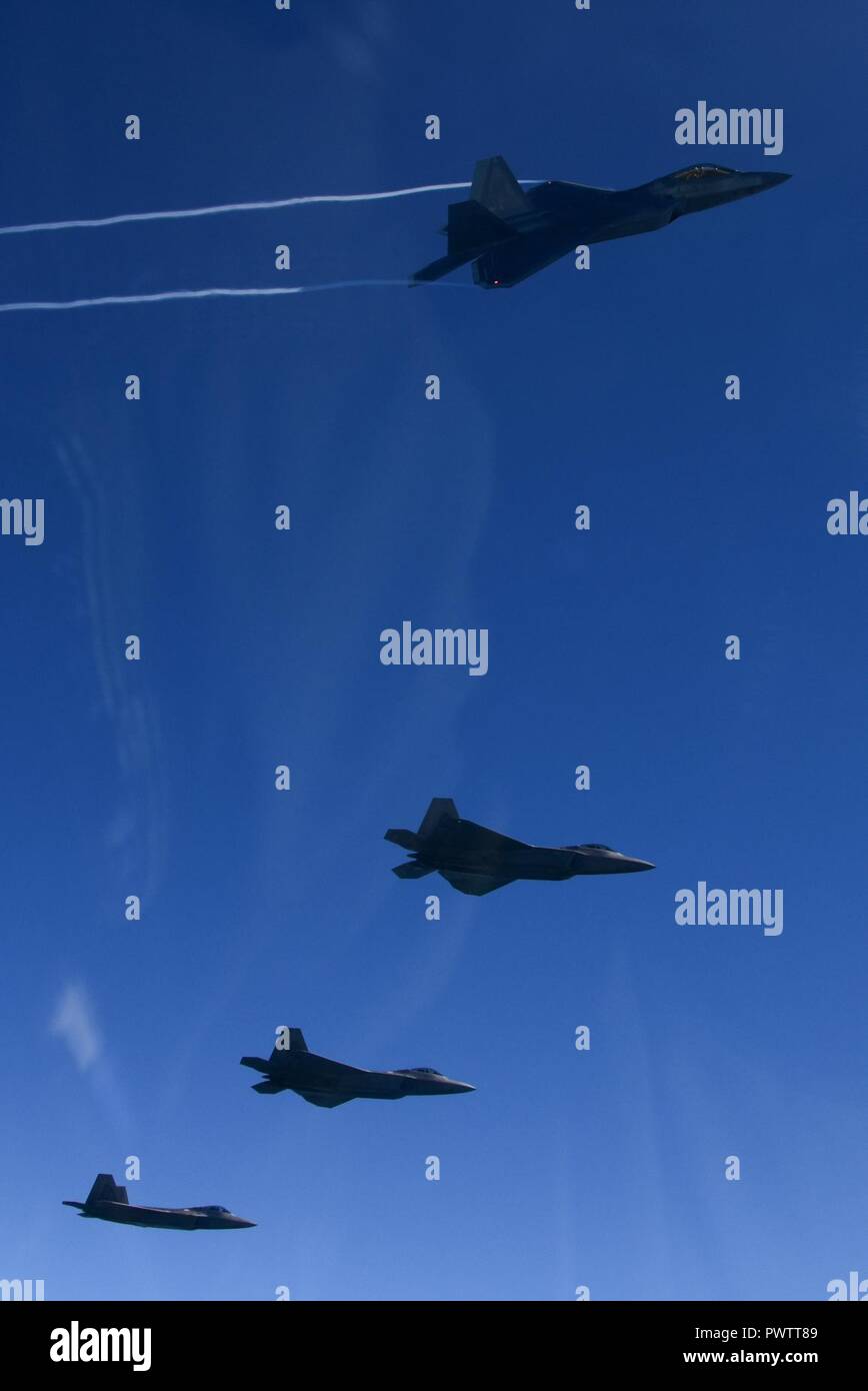 U.S. Air Force Col. Peter Fesler, 1st Fighter Wing commander, breaks ...