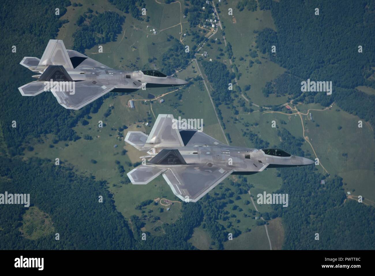 U.S. Air Force Col. Peter Fesler, 1st Fighter Wing commander, looks ...