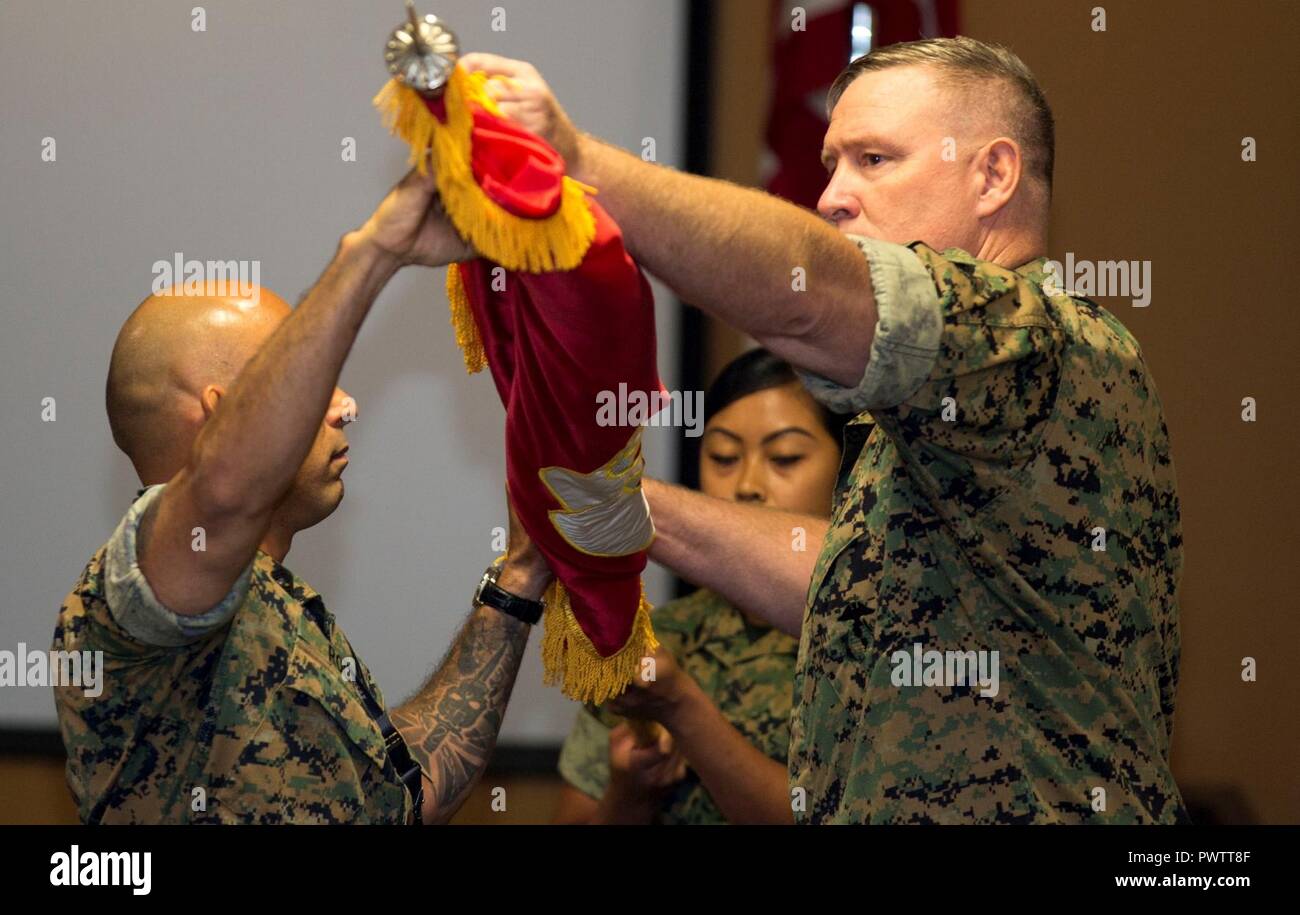 U.S. Marine Col. Brett Bourne, commanding officer, Marine Raider ...
