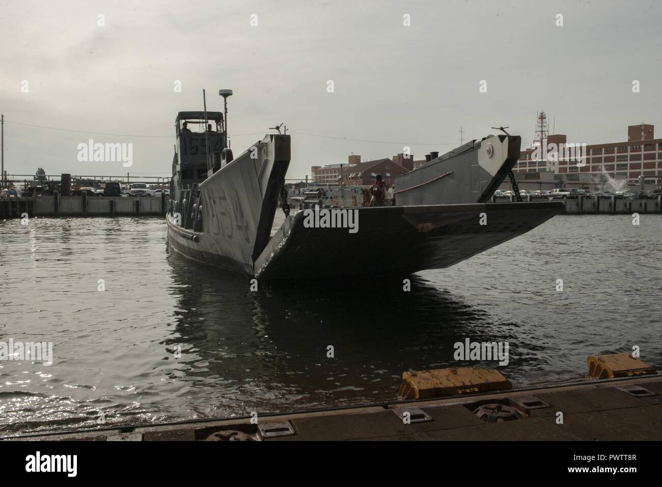 NORFOLK (June 22, 2017) Landing Craft Utility (LCU) 1654, assigned to ...