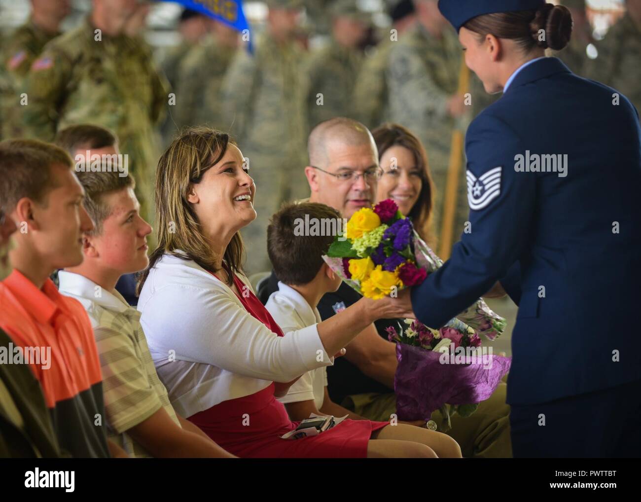 Sheri Tyler, wife of U.S. Air Force Col. Sean Tyler, 633rd Air Base ...