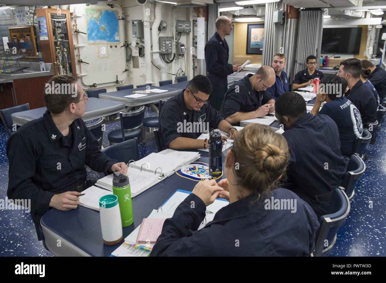 PACIFIC OCEAN (June 19, 2017) Sailors participate in enlisted surface ...