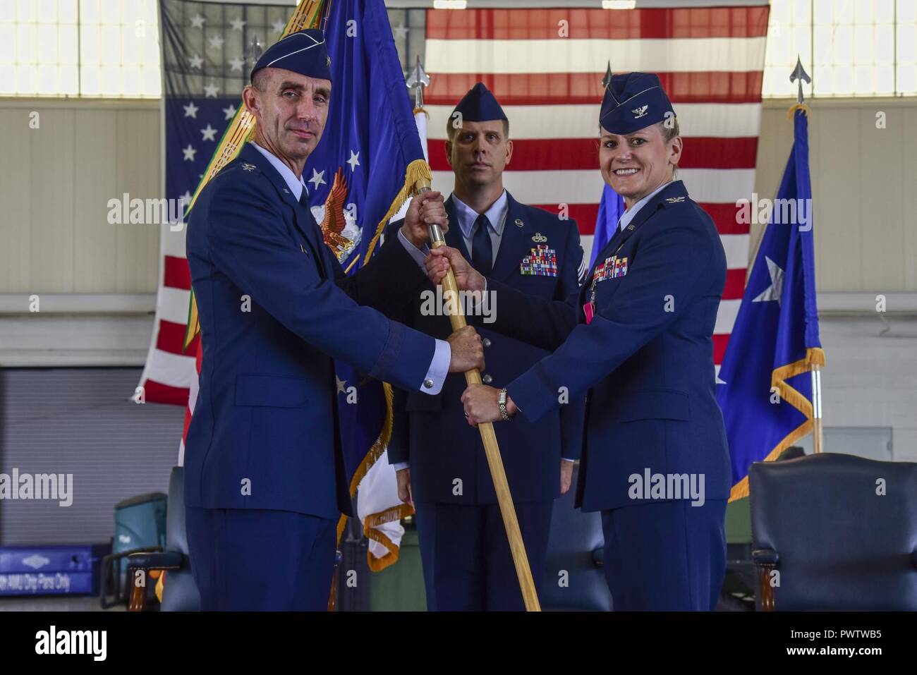 U.S. Air Force Col. Caroline Miller, 633rd Air Base Wing former ...