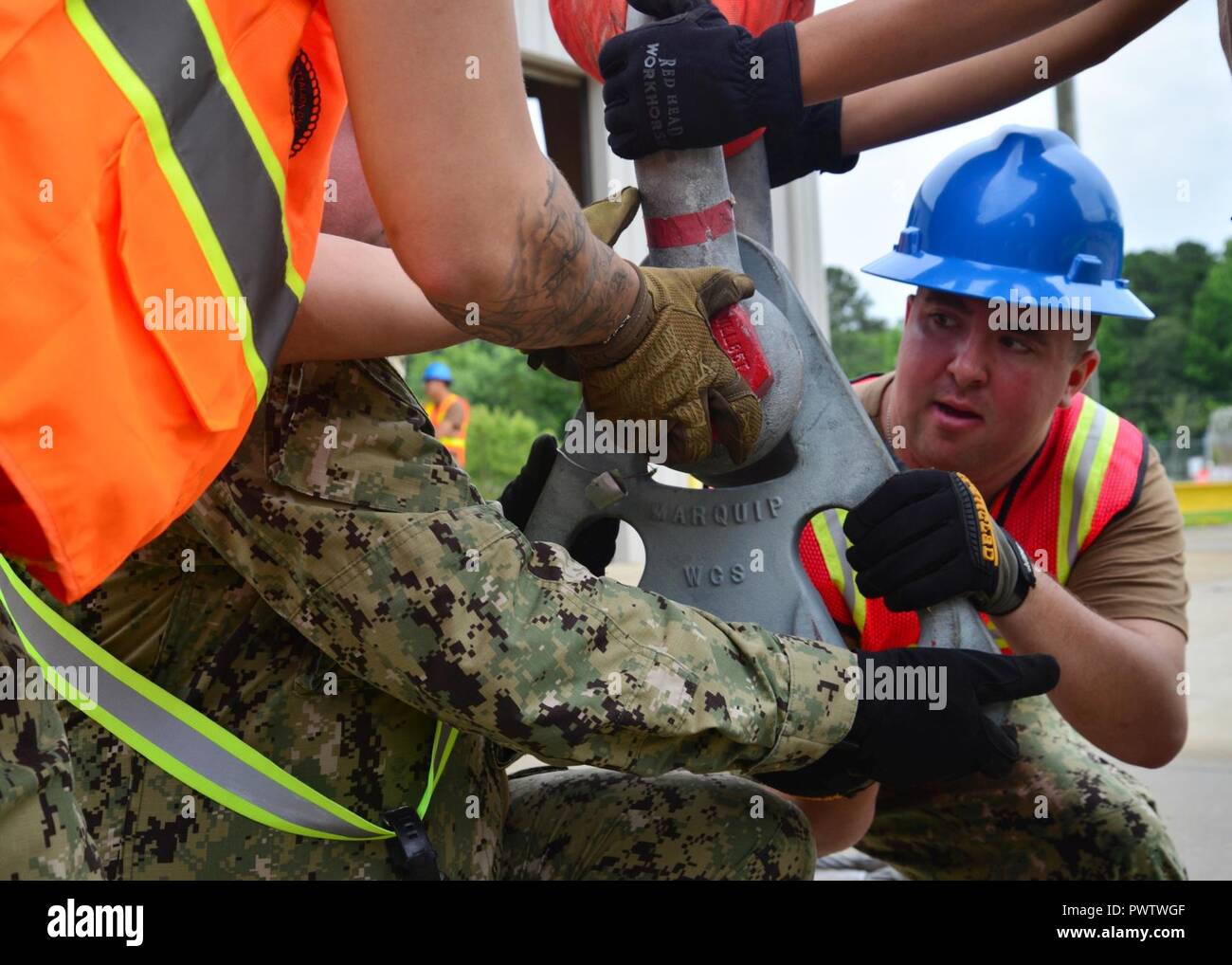Navy expeditionary logistics support group navelsg hi-res stock ...