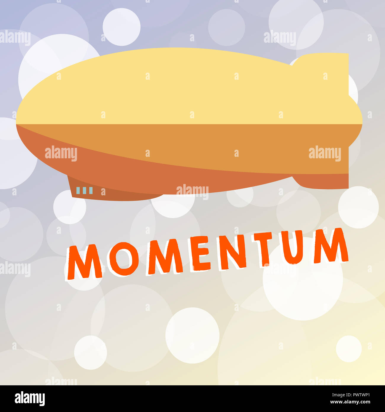Text sign showing Momentum. Conceptual photo quantity of motion of ...