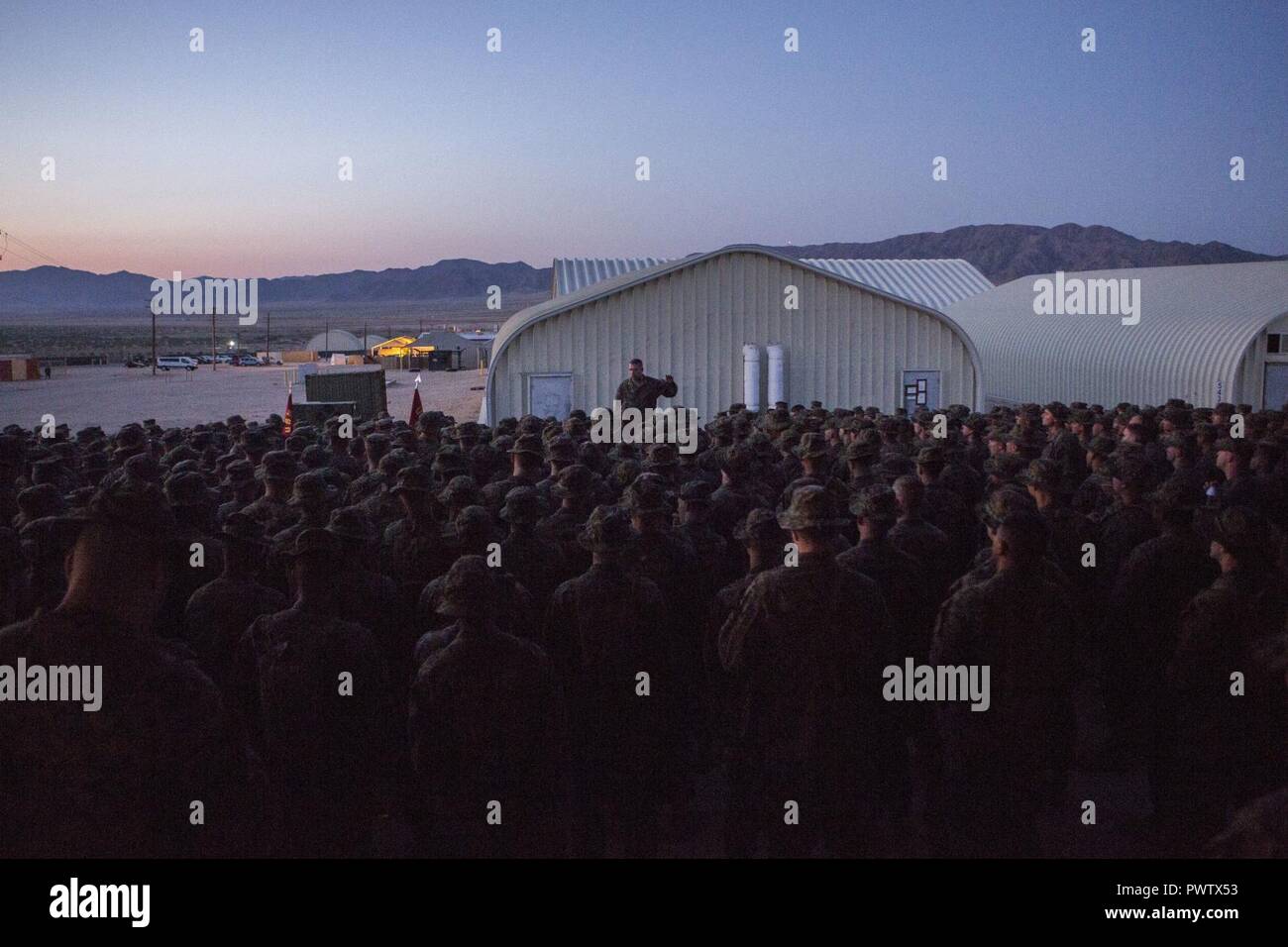 U.S. Marine Corps Col. Thomas E. Prentice, commanding officer of 23rd ...