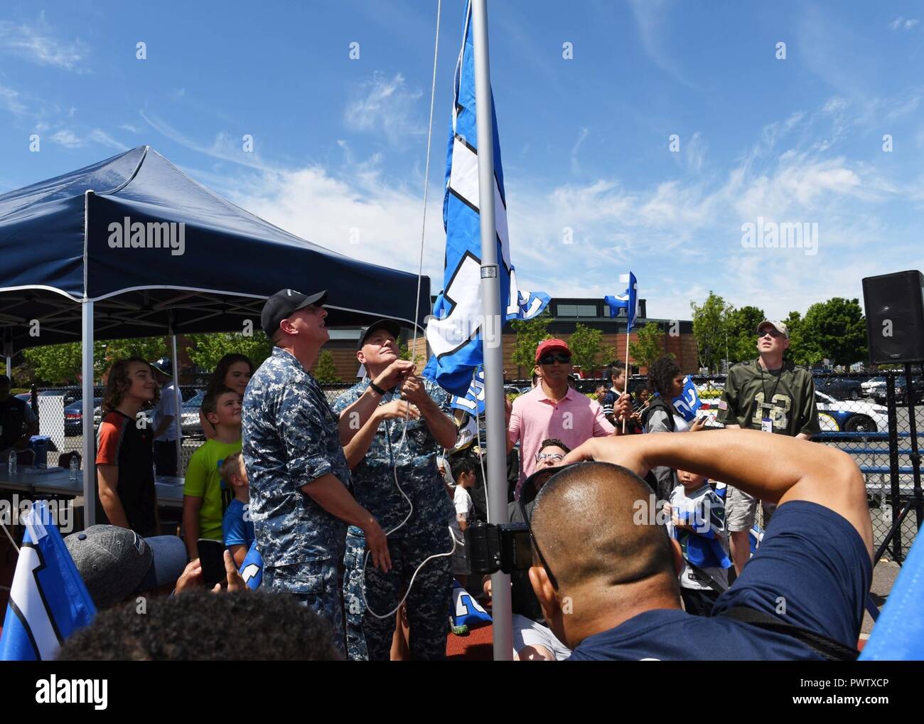 EVERETT, Wash. (June 25, 2017) Capt. Mark A. Lakamp, Naval Station ...