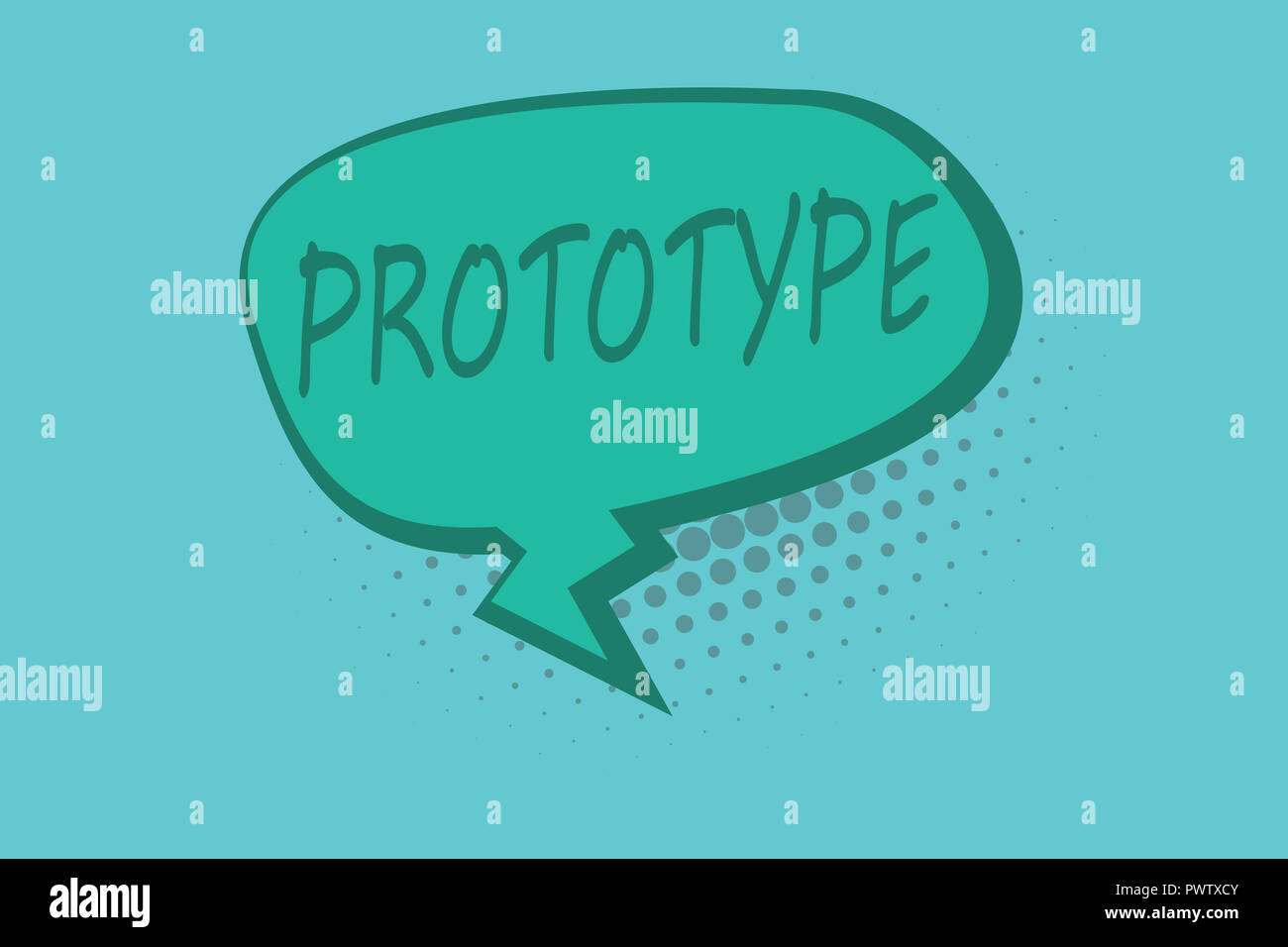 Conceptual hand writing showing Prototype. Business photo showcasing ...