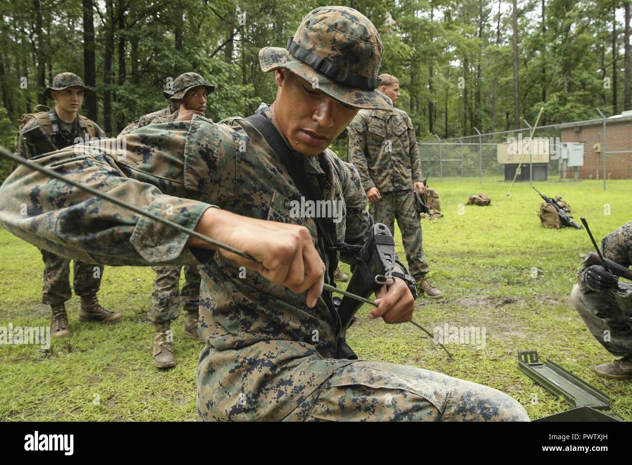 U.S. Marine Corps Cpl. Melvin W. Carter, 2nd Supply Battalion, Combat ...