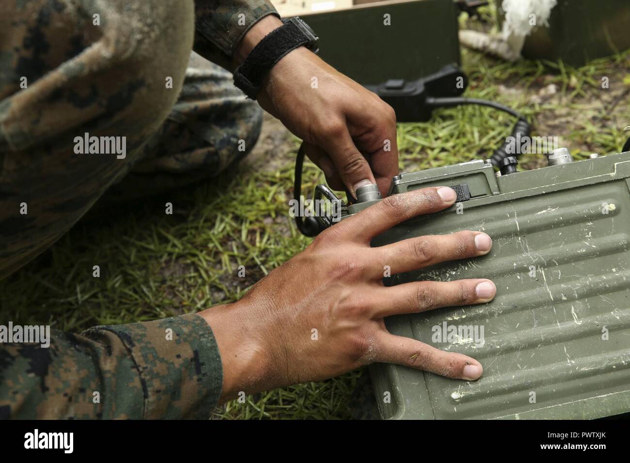 U.S. Marine Corps Cpl. Melvin W. Carter, 2nd Supply Battalion, Combat ...
