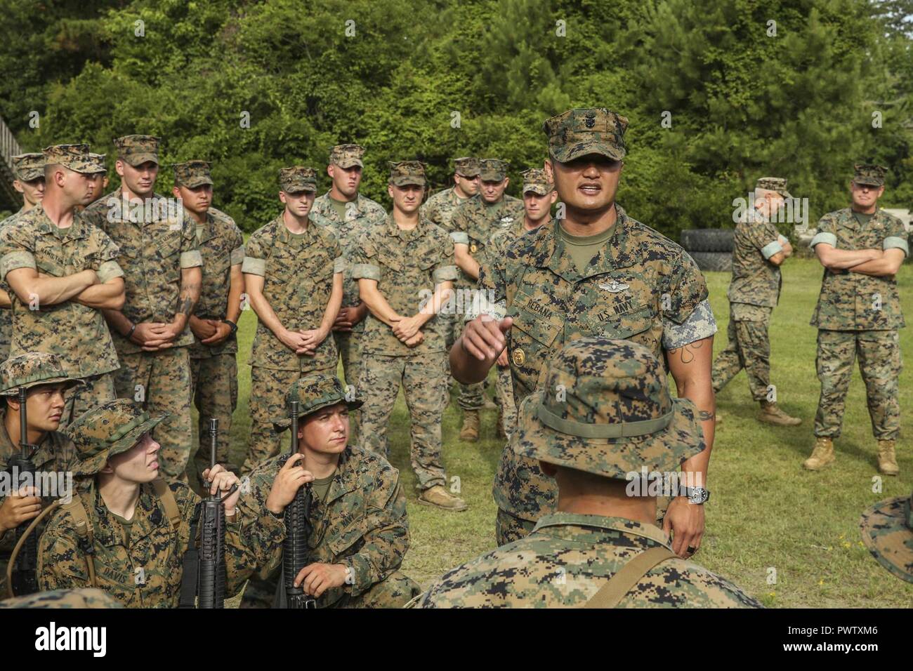 U.S. Navy Master Chief Petty Officer Christopher Rebana, Command Master ...