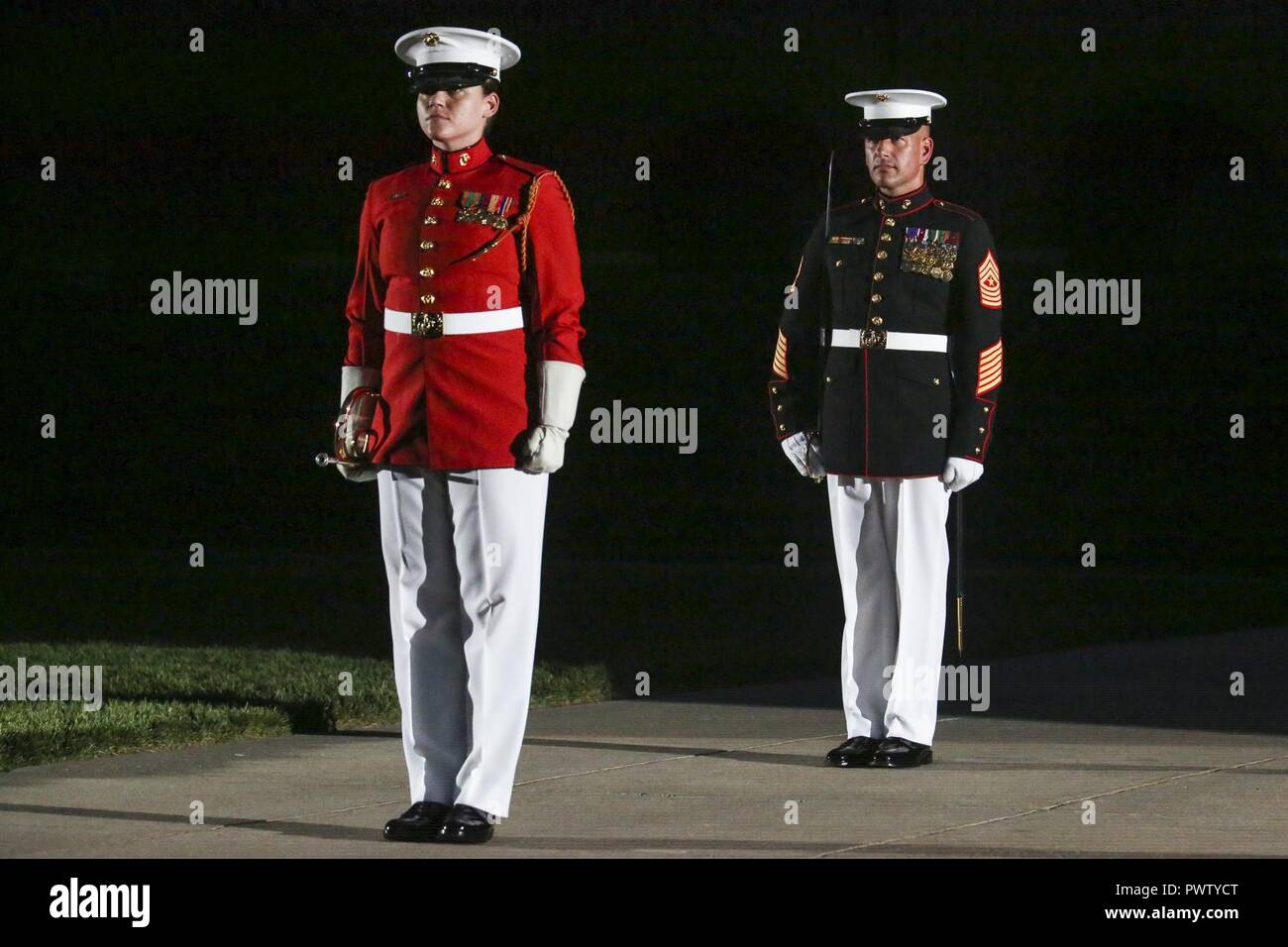 Sergeant Maj. Matthew Hackett, command sergeant major, Marine Barracks ...