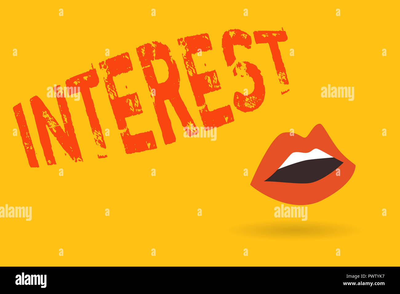 Writing note showing Interest. Business photo showcasing feeling of ...