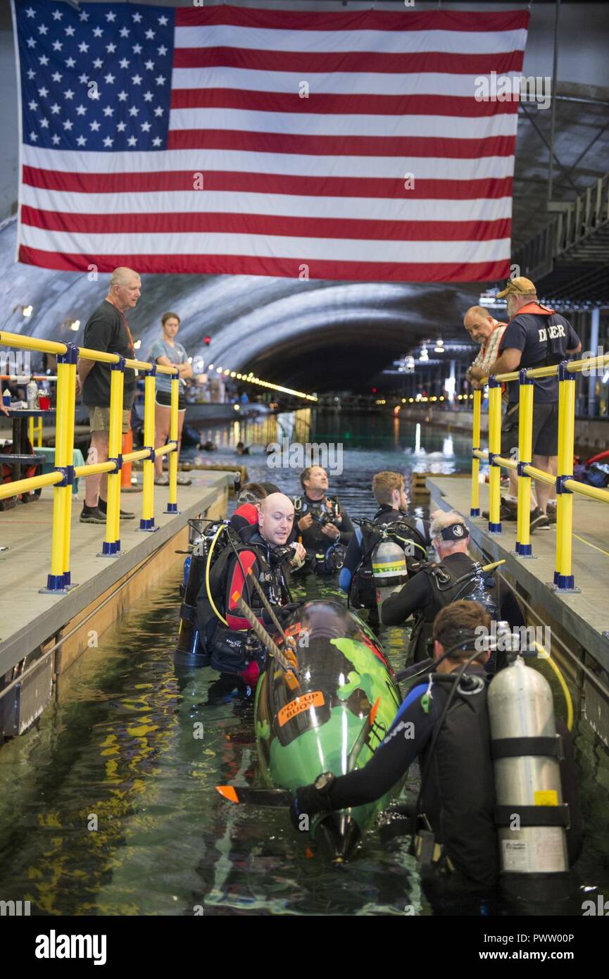 First day of the 14th International Submarine Races at Naval Surface ...