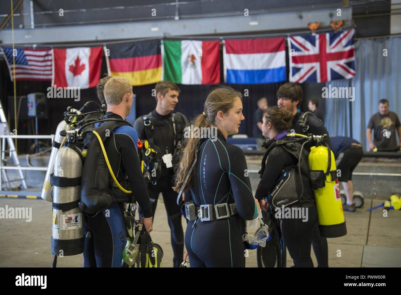 First day of the 14th International Submarine Races at Naval Surface ...