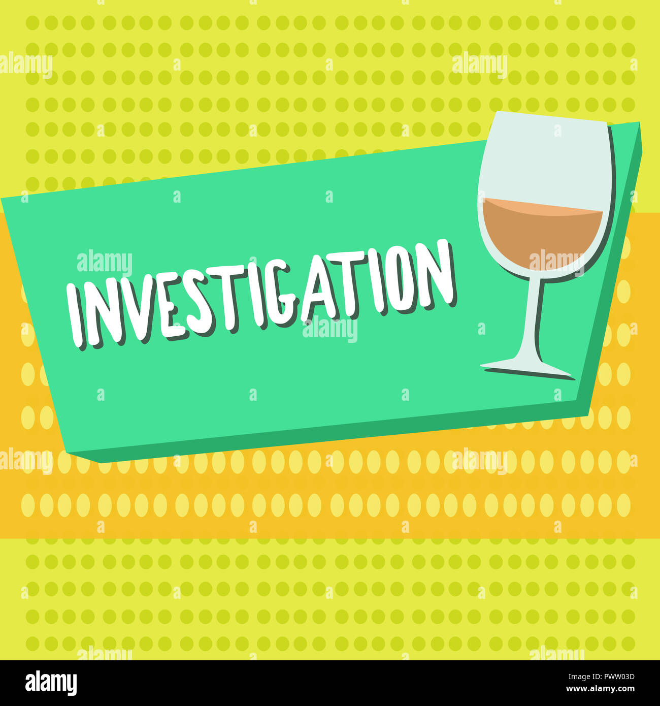 Word writing text Investigation. Business concept for Formal inquiry or ...