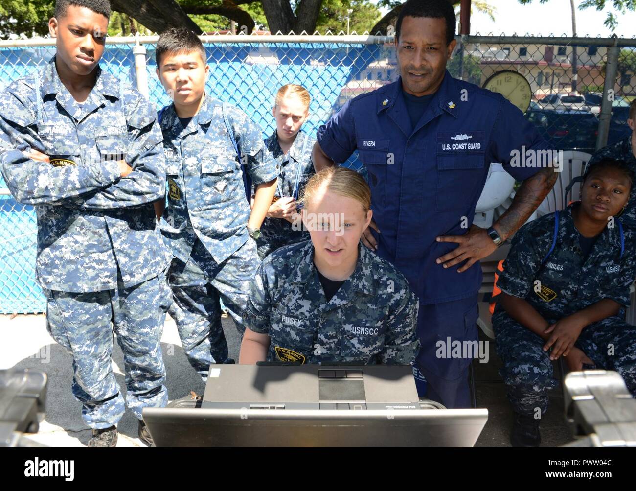 Sea cadet teens hi-res stock photography and images - Alamy