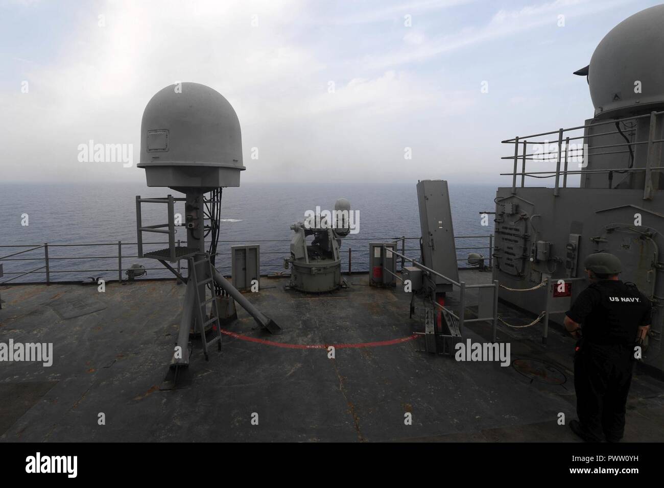 U.S. 5TH FLEET AREA OF OPERATIONS (June 21, 2017) A MK-38 25mm machine ...