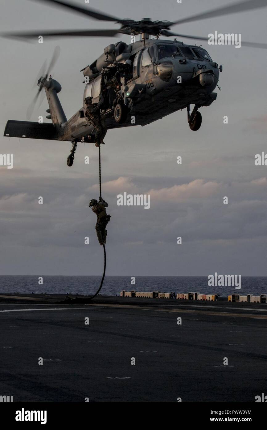 Marines with Force Reconnaissance Platoon, Maritime Raid Force, 31st ...